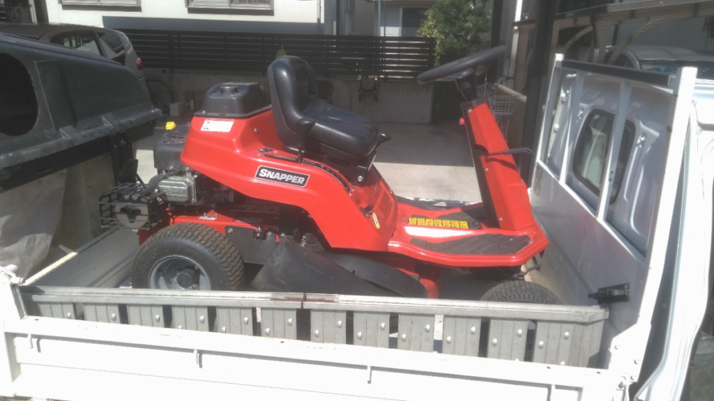 乗用草刈り機 SNAPPER REX110 | ☆緑化機械メカニックの☆ブログ☆